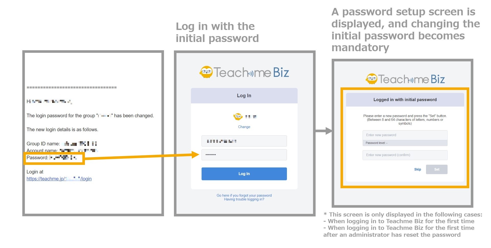 Changes Were Made to Initial Password Setting Specifications | Released ...